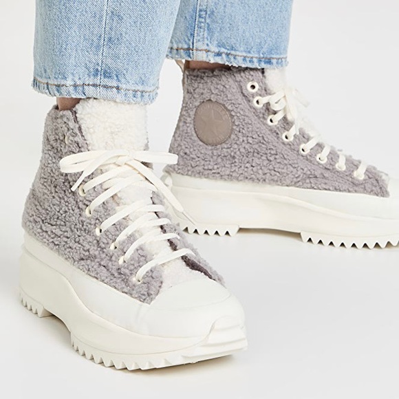 Converse | Shoes | Converse Shearling Platform Sneaker | Poshmark